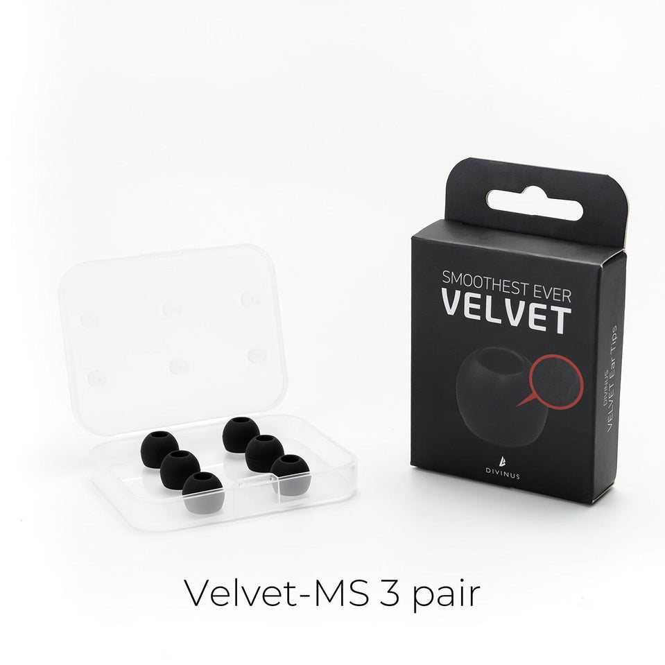 DIVINUS Velvet Silicone Eartips For 3-5mm Nozzle
